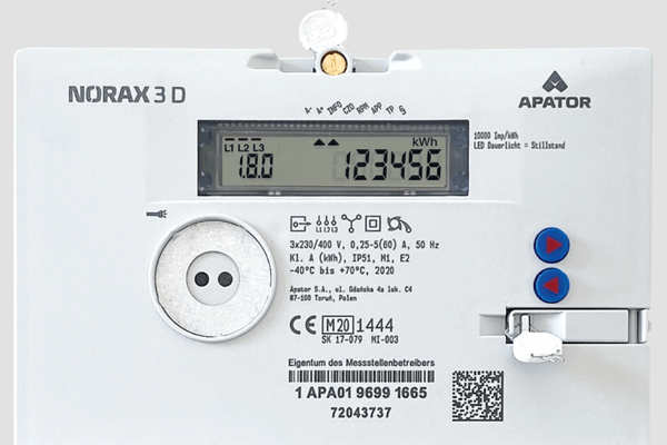 Bedienungsanleitung Stromzähler Apator Norax 3D | wesernetz